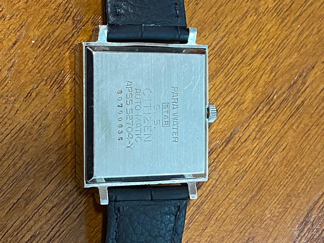 Vintage square dial Citizen para water STAR Automatic Daydate , Men's ...