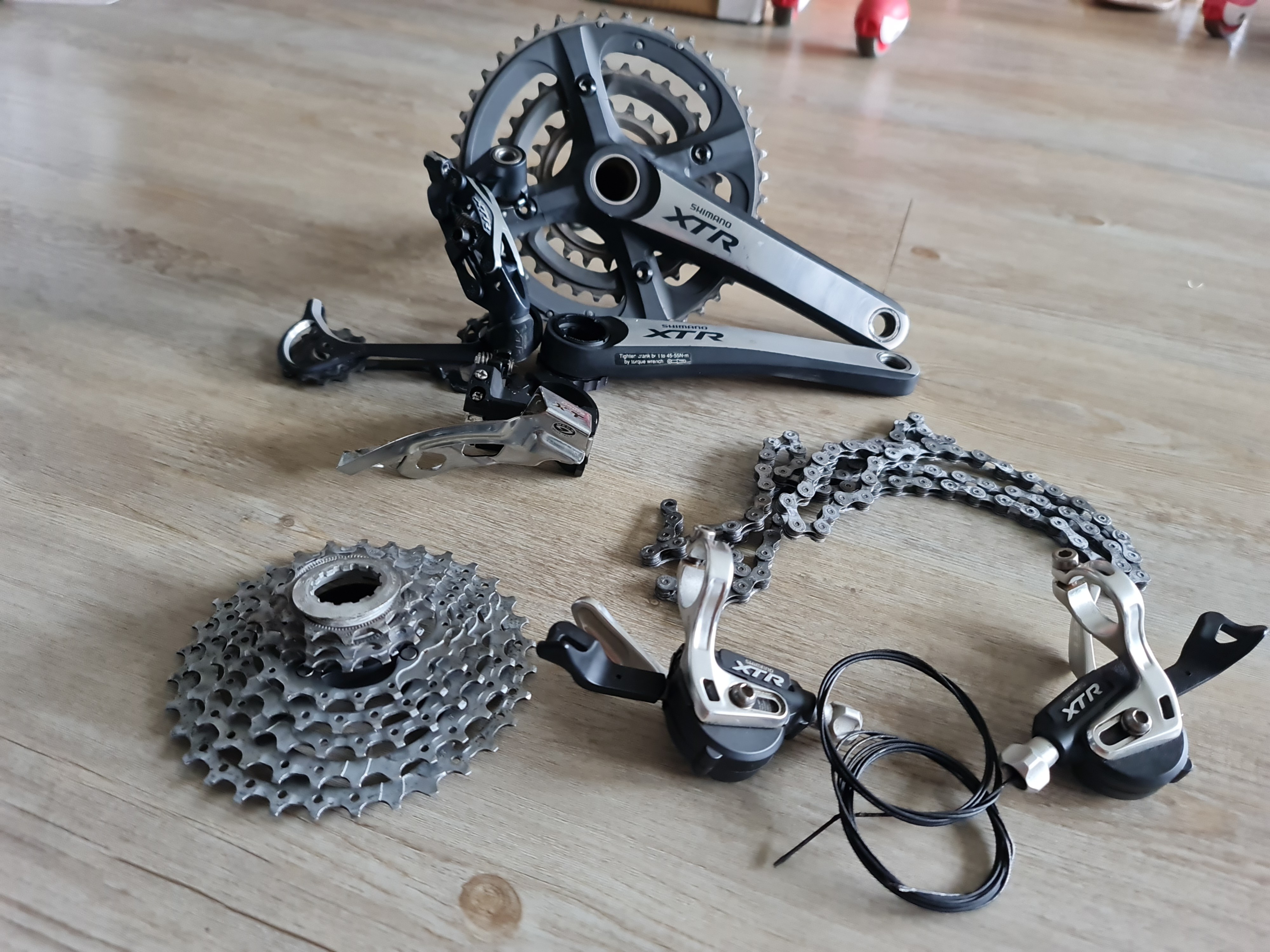 Xtr m970 drivetrain and xt m770 front derailleur, Sports Equipment ...