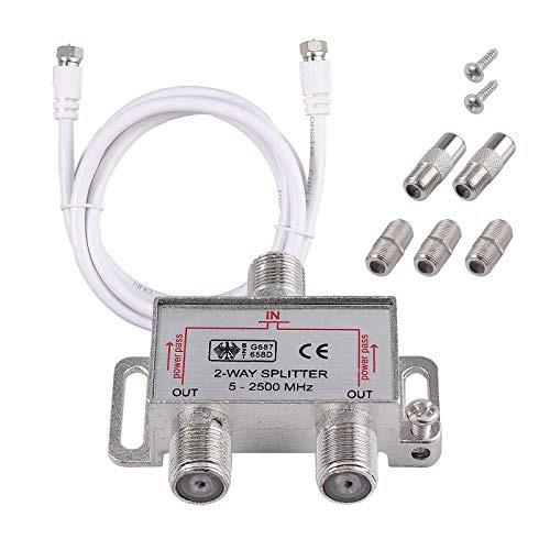 ~70%OFF! Neoteck 2 Way Sky Cable Splitter Satellite TV Aerial Cable ...
