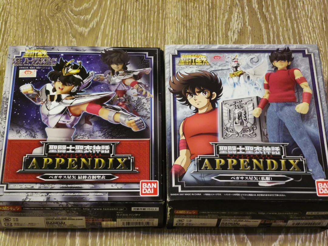 聖衣神話 星矢 便服+胸像 聖鬥士星矢 天馬座 appendix Bandai, 興趣及遊戲, 玩具 & 遊戲類 - Carousell