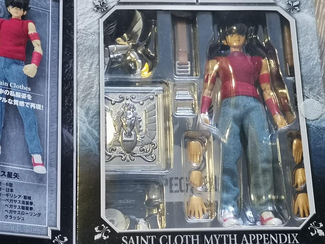 聖衣神話 星矢 便服+胸像 聖鬥士星矢 天馬座 appendix Bandai, 興趣及遊戲, 玩具 & 遊戲類 - Carousell