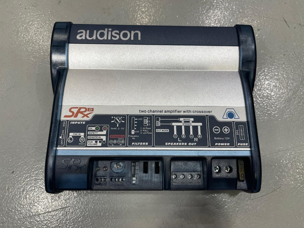 Audison SRX2 2-Channel Amplifier (With Crossover)(Cash & Carry), Car ...