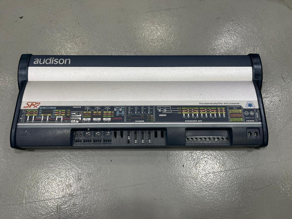 Audison SRX5 5-Channel Amplifier (With Crossover)(Cash & Carry), Car ...