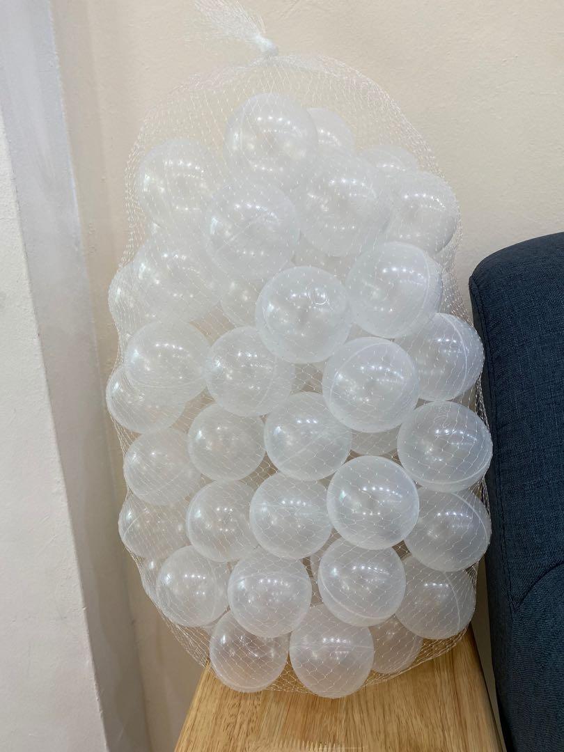 Ball pit transparent balls, Babies & Kids, Infant Playtime on Carousell