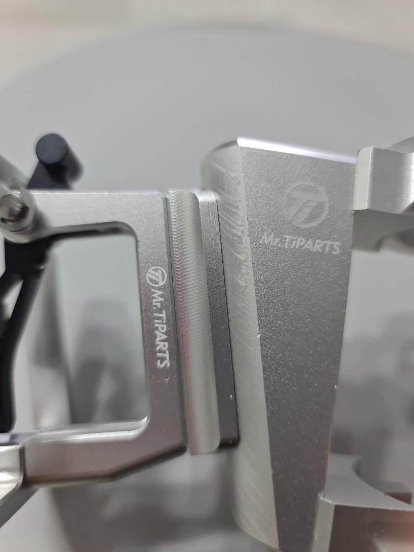 Birdy front block adapter with carrier block ( full set) Silver ...