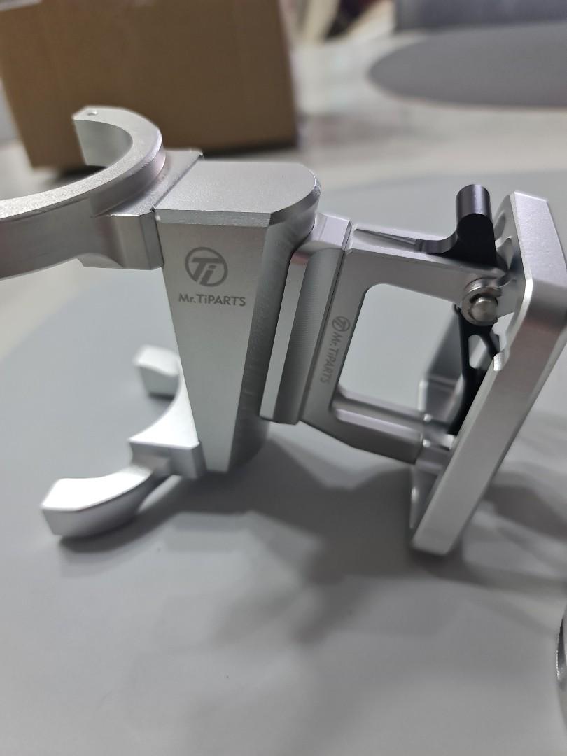 Birdy front block adapter with carrier block ( full set) Silver ...