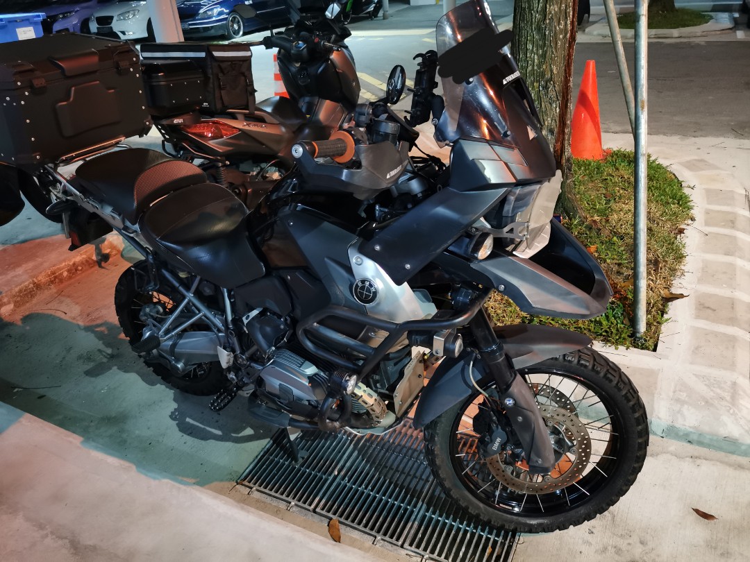 BMW r1200gs OC Triple Black COE 05/2031, Motorcycles, Motorcycles for ...