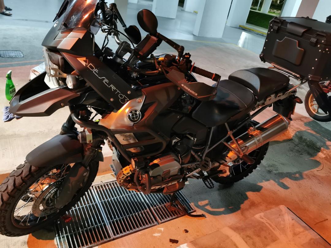 BMW r1200gs OC Triple Black COE 05/2031, Motorcycles, Motorcycles for ...