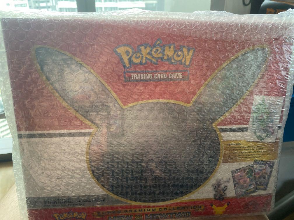 BNIB Pokemon 20th Anniversary Super Premium Collection Mew & Mewtwo, Hobbies & Toys, Toys ...
