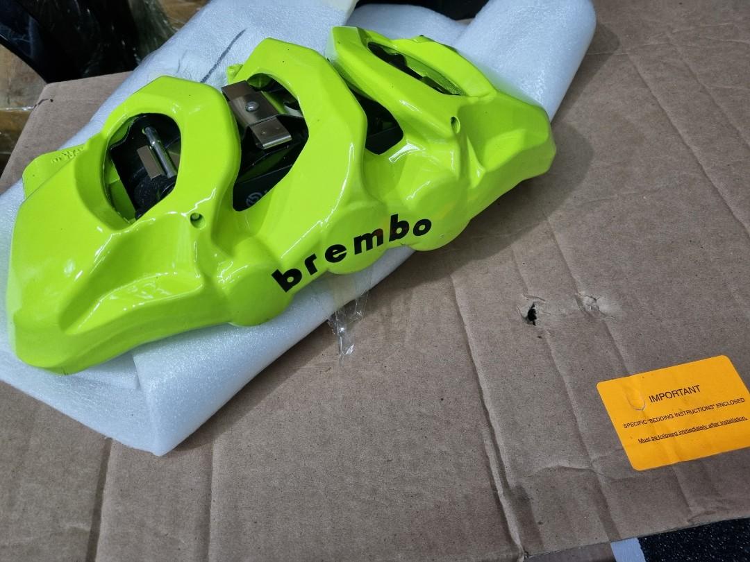 Brembo BM6 BM4 Big Brake Kit in Lime Green newer than brembo gt, Car ...
