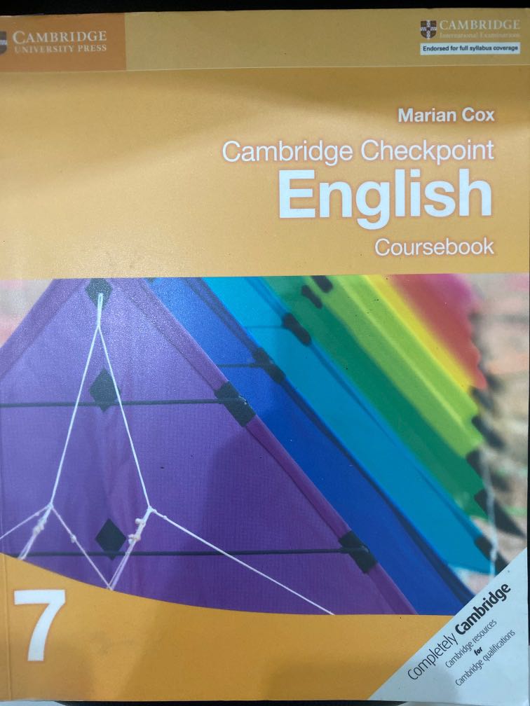 Cambridge checkpoint English COURSEBOOK 7, Hobbies & Toys, Books ...