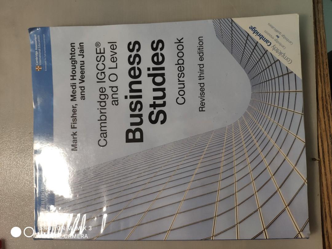 Cambridge IGCSE and O level Business Studies Course book Revised third ...