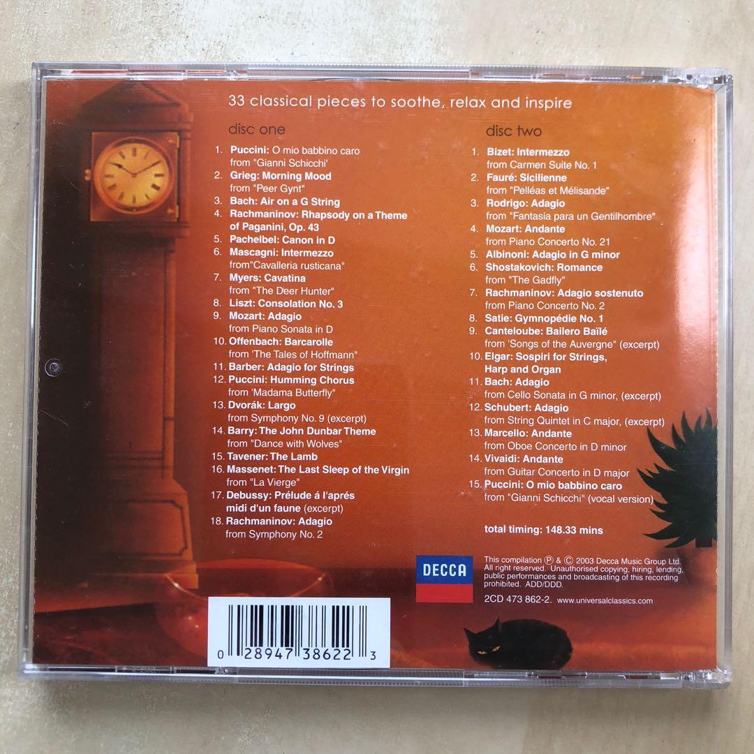 CD丨The very Best of Relaxing Classics (2CD), 興趣及遊戲, 收藏品及紀念品, 明星周邊 ...