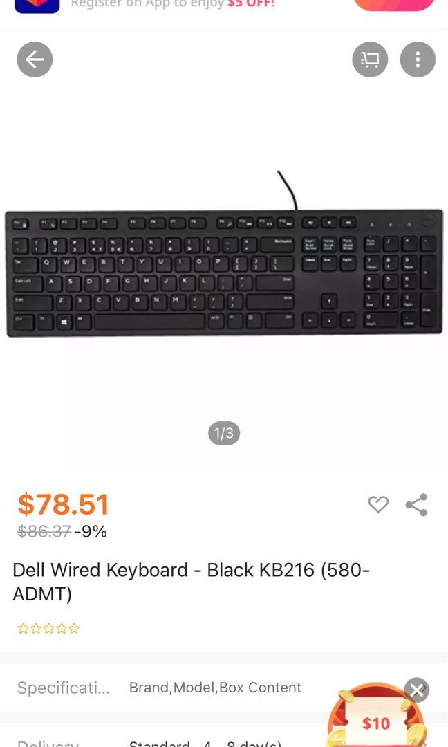 dell key board & mouse, Computers & Tech, Parts & Accessories, Computer ...