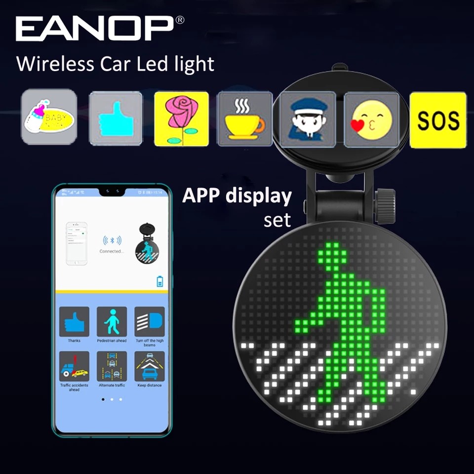 Emoji Emoticon LED Display Screen Car Van Lorry, Announcements on Carousell
