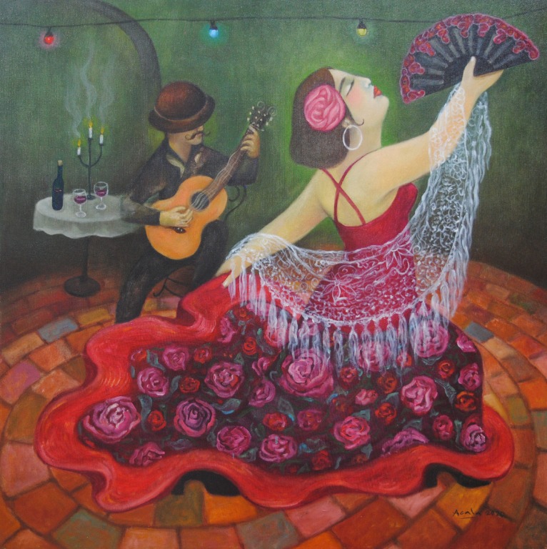 "Flamenco" by Bayani Ray Acala, Hobbies & Toys, Stationary & Craft, Art ...