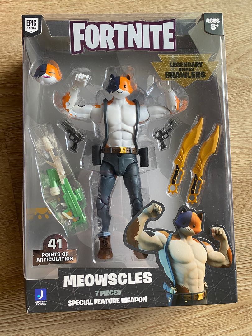 Fortnite Meowscles, Hobbies & Toys, Toys & Games on Carousell