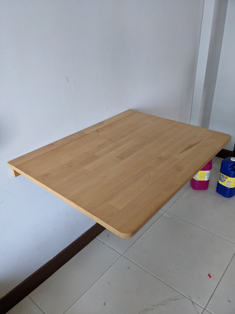 IKEA Norberg Flip Up Table, Furniture & Home Living, Furniture, Tables ...