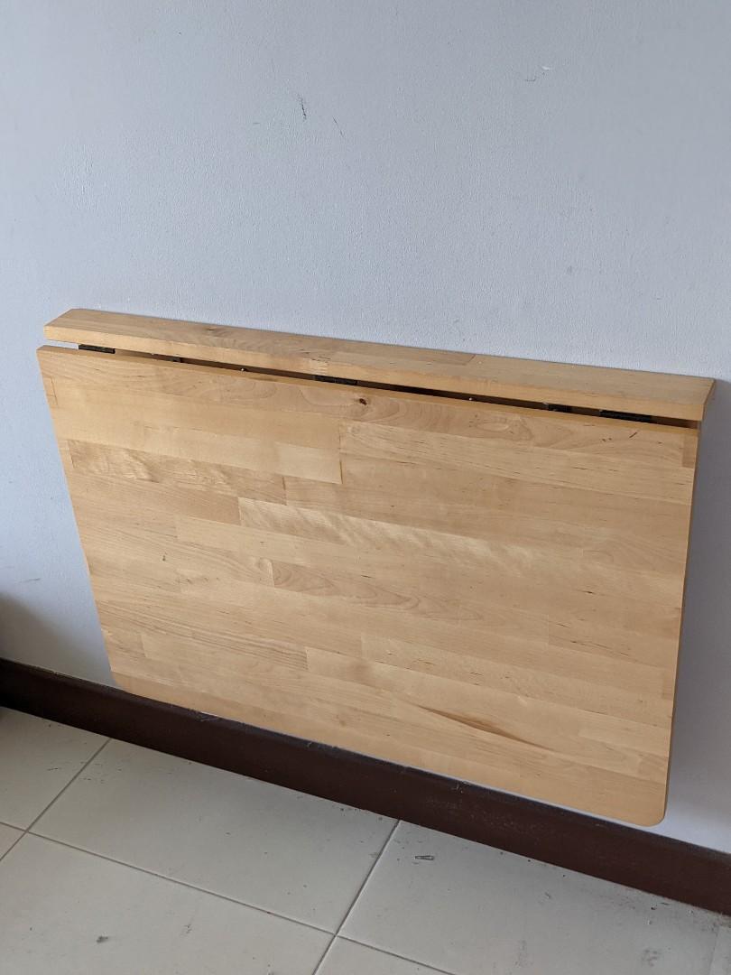 IKEA Norberg Flip Up Table, Furniture & Home Living, Furniture, Tables ...