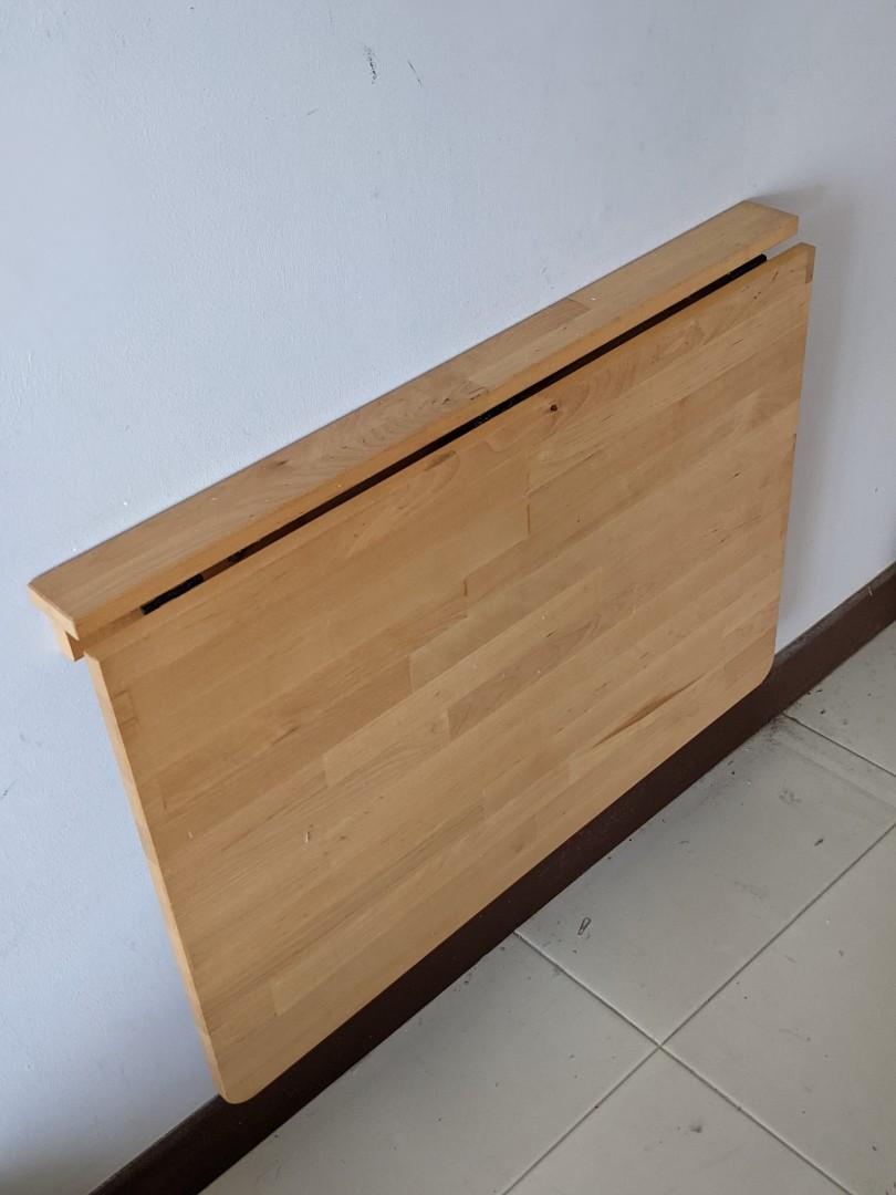 IKEA Norberg Flip Up Table, Furniture & Home Living, Furniture, Tables ...