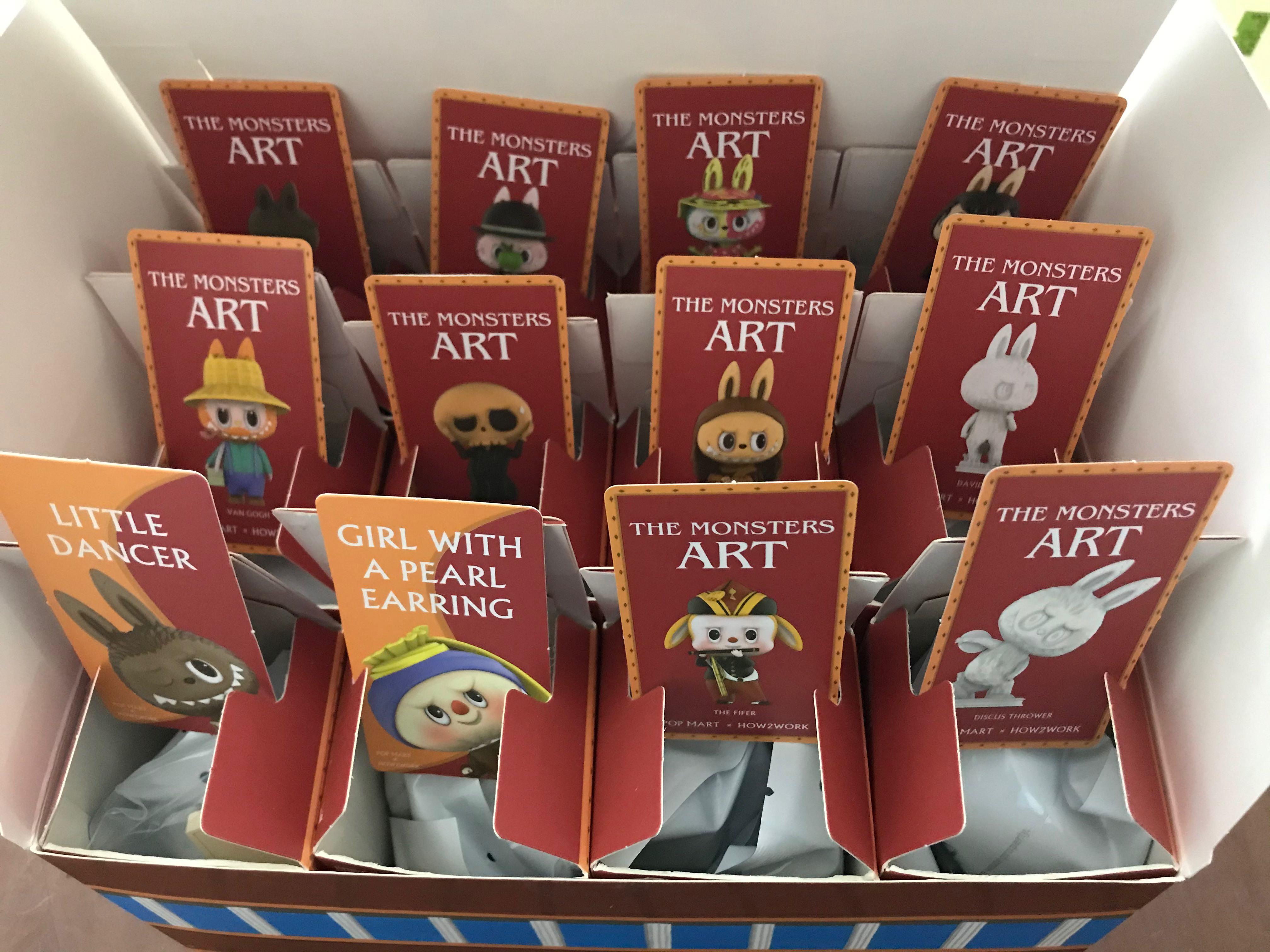 Labubu 藝術 美術館 the monsters art 全套 1 set 原盒 基本款 連隱藏 13隻維納斯, 興趣及遊戲, 玩具 ...