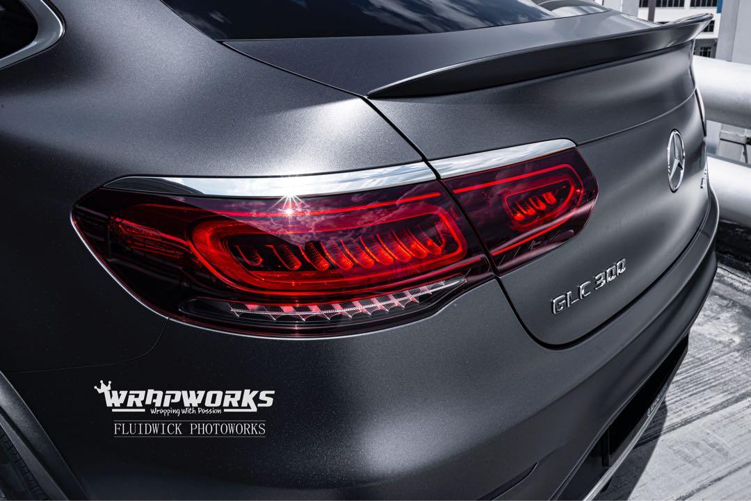 Mercedes GLC 300 3M Satin Dark Grey Full Wrap, Car Accessories ...