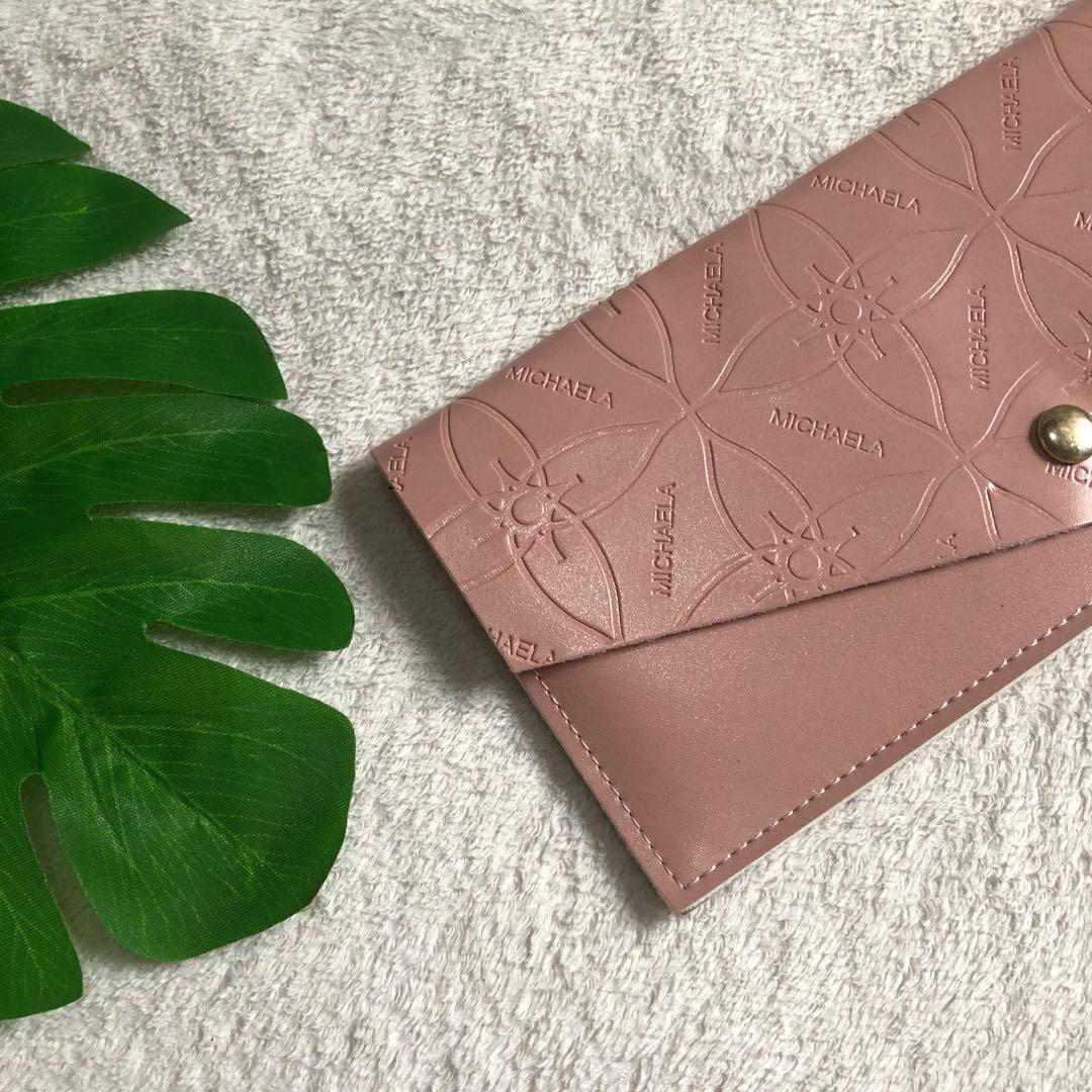 MICHAELA PINK WALLET, Luxury, Bags & Wallets on Carousell