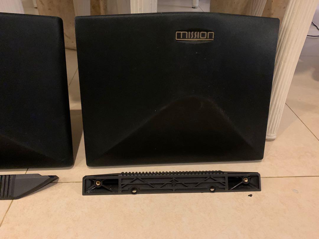 Mission 77DS Bi-Polar Rear Channel Surround Speakers Made in England ...