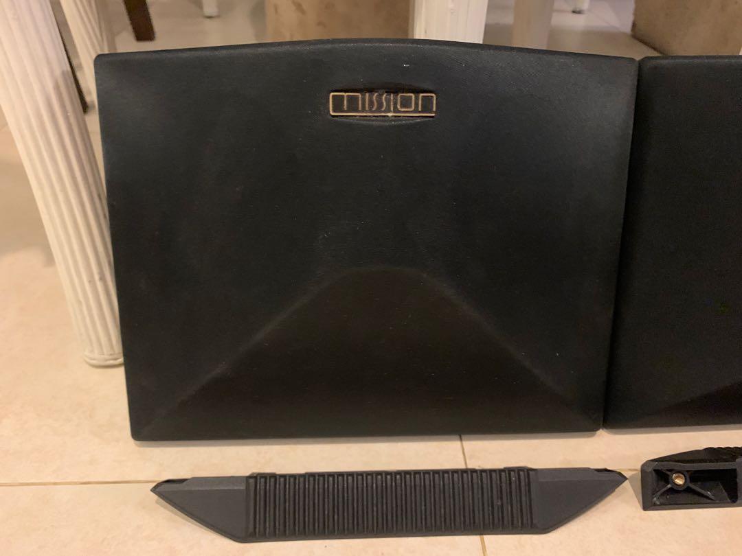 Mission 77DS Bi-Polar Rear Channel Surround Speakers Made in England ...