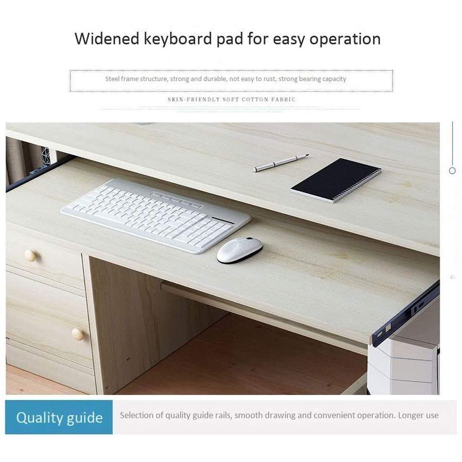 Multifunction Computer Desk Wood PC Table Study Table Working Table For ...