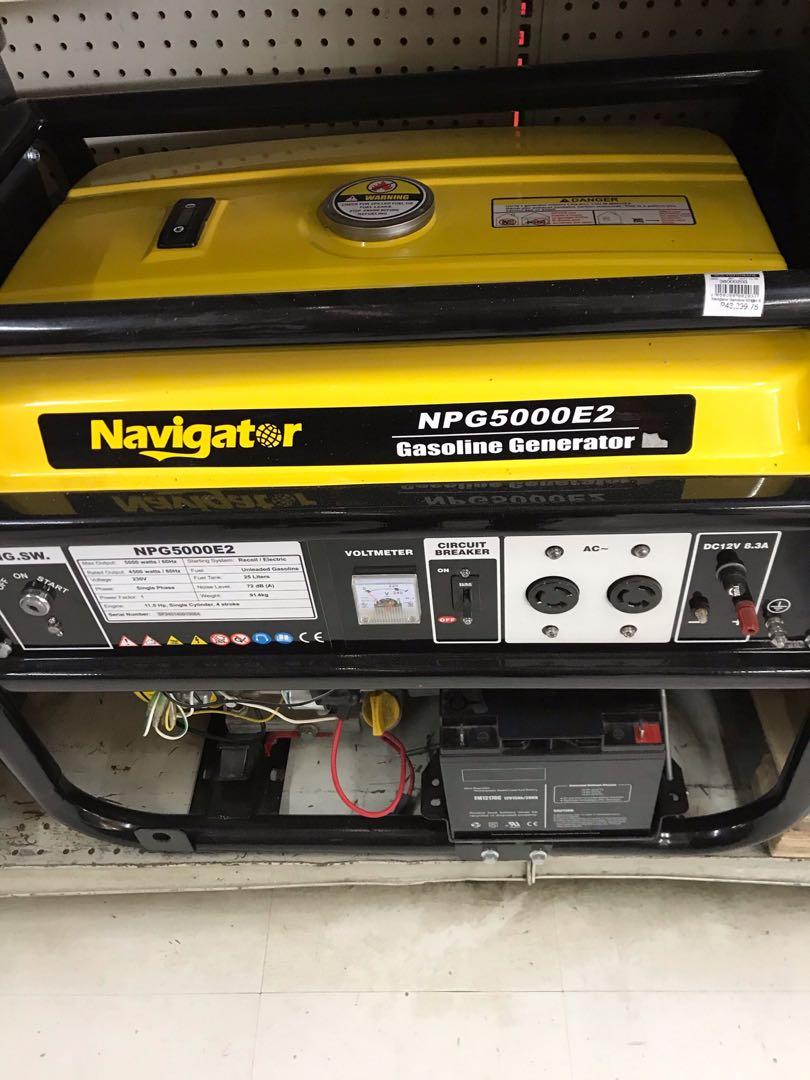 Navigator generator 7200watts, Commercial & Industrial, Construction ...