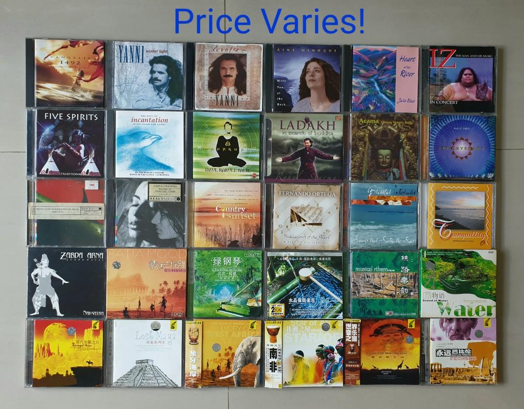 New Age CD - Vangelis 1942,Yanni,Aine Minogue,Julie Blue,IZ,Five ...