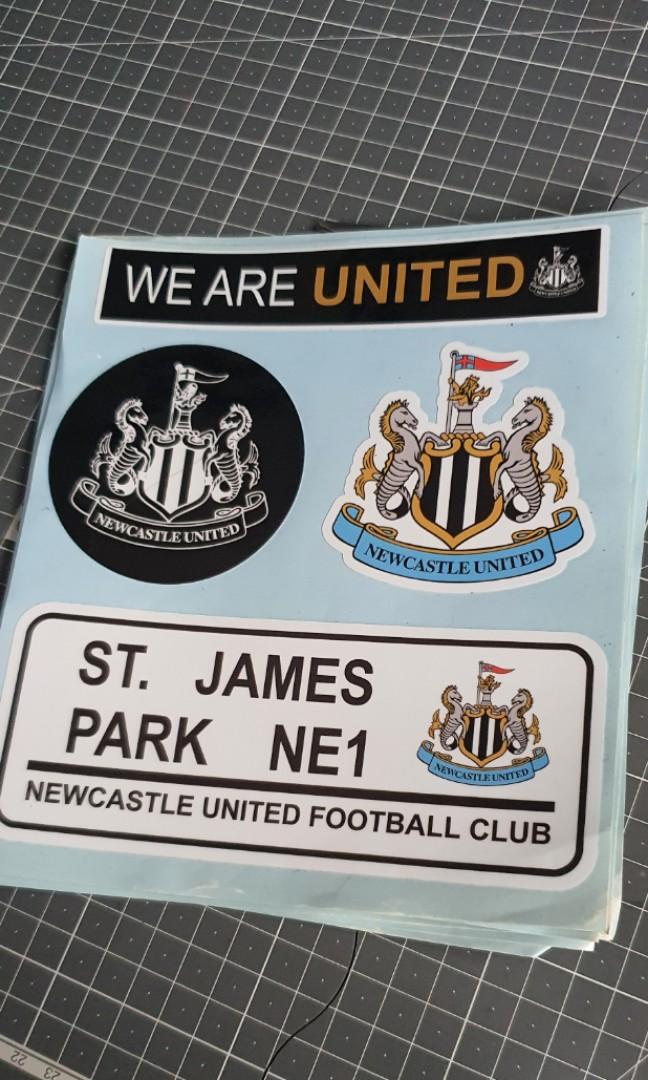 Newcastle united Sticker set, Sports Equipment, Other Sports Equipment ...