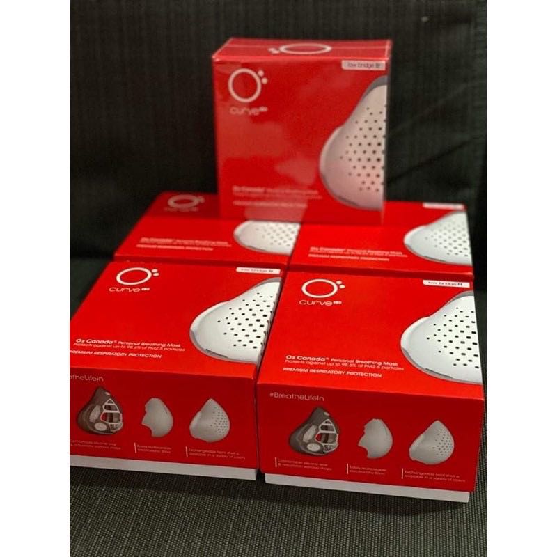 O2 Curve Mask, Health & Nutrition, Face Masks & Face Shields on Carousell