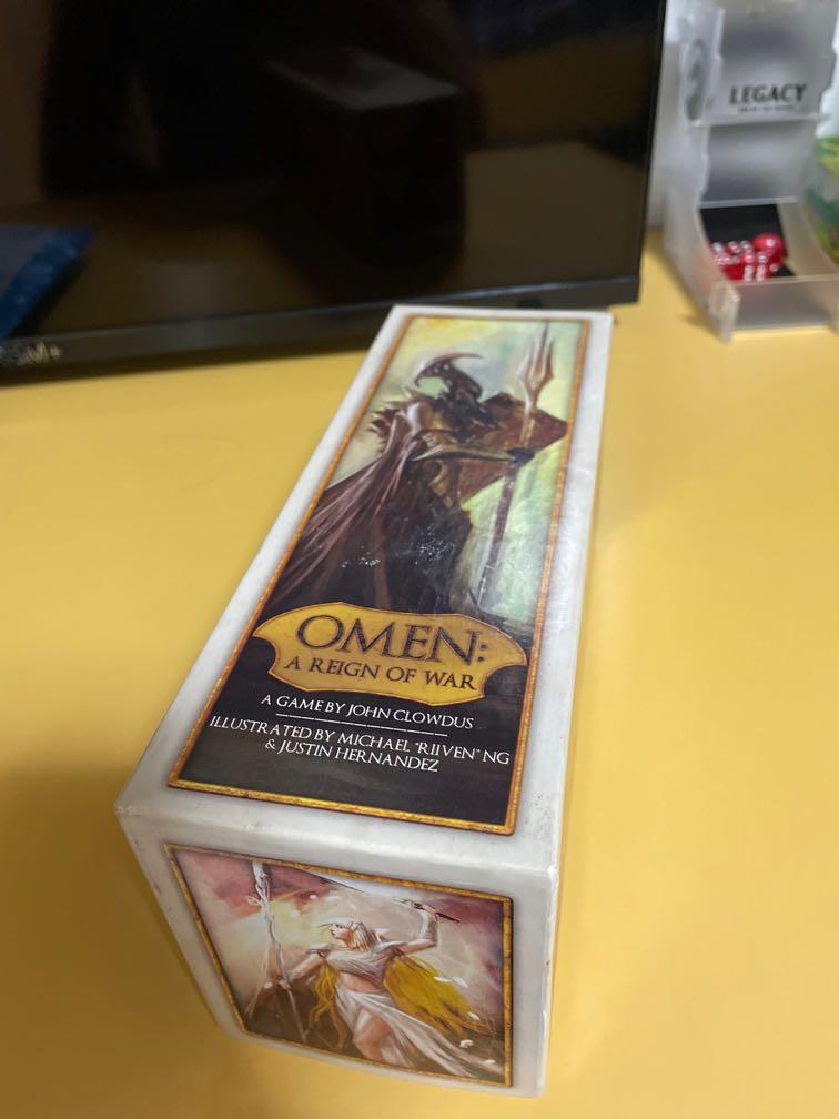 Omen: A reign of war card/board game + expansion, Hobbies & Toys, Toys ...
