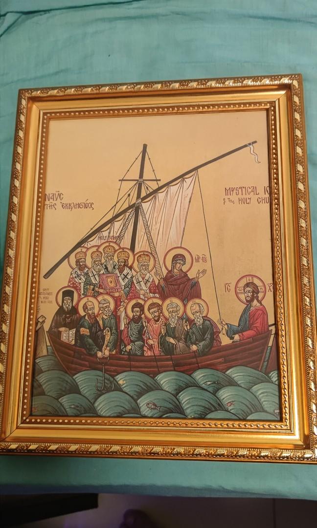 Orthodox Icon: Mystical icon of the Holy Church, Hobbies & Toys ...