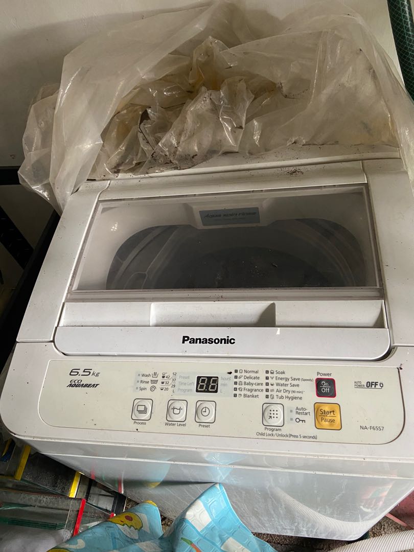 panasonic automatic washing machine 6.5, TV & Home Appliances, Washing ...