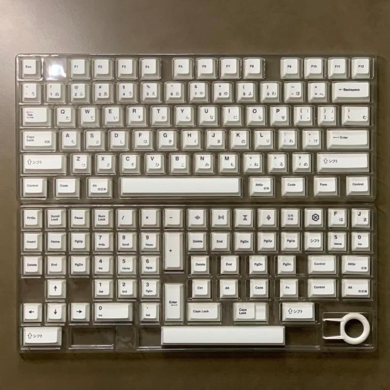 PBT Kuro Shiro Themed Keycaps, Computers & Tech, Parts & Accessories ...
