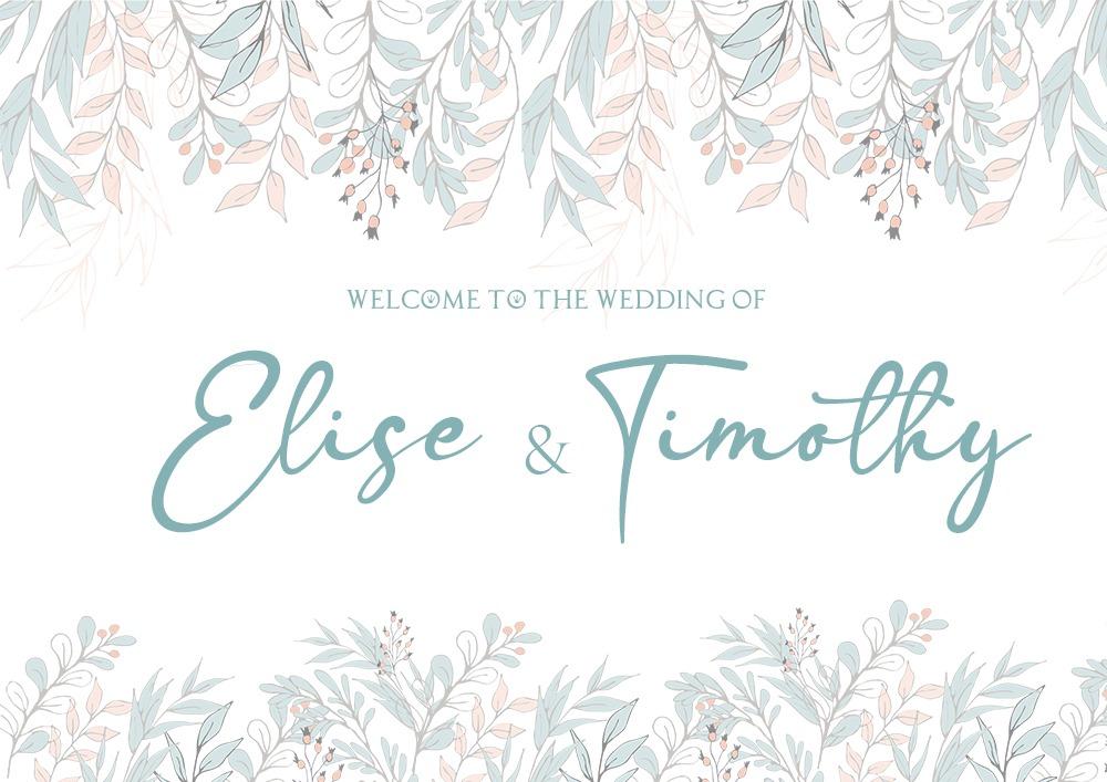 Personalised Solemnisation/ROM/Wedding Party (Invitation, Welcome ...