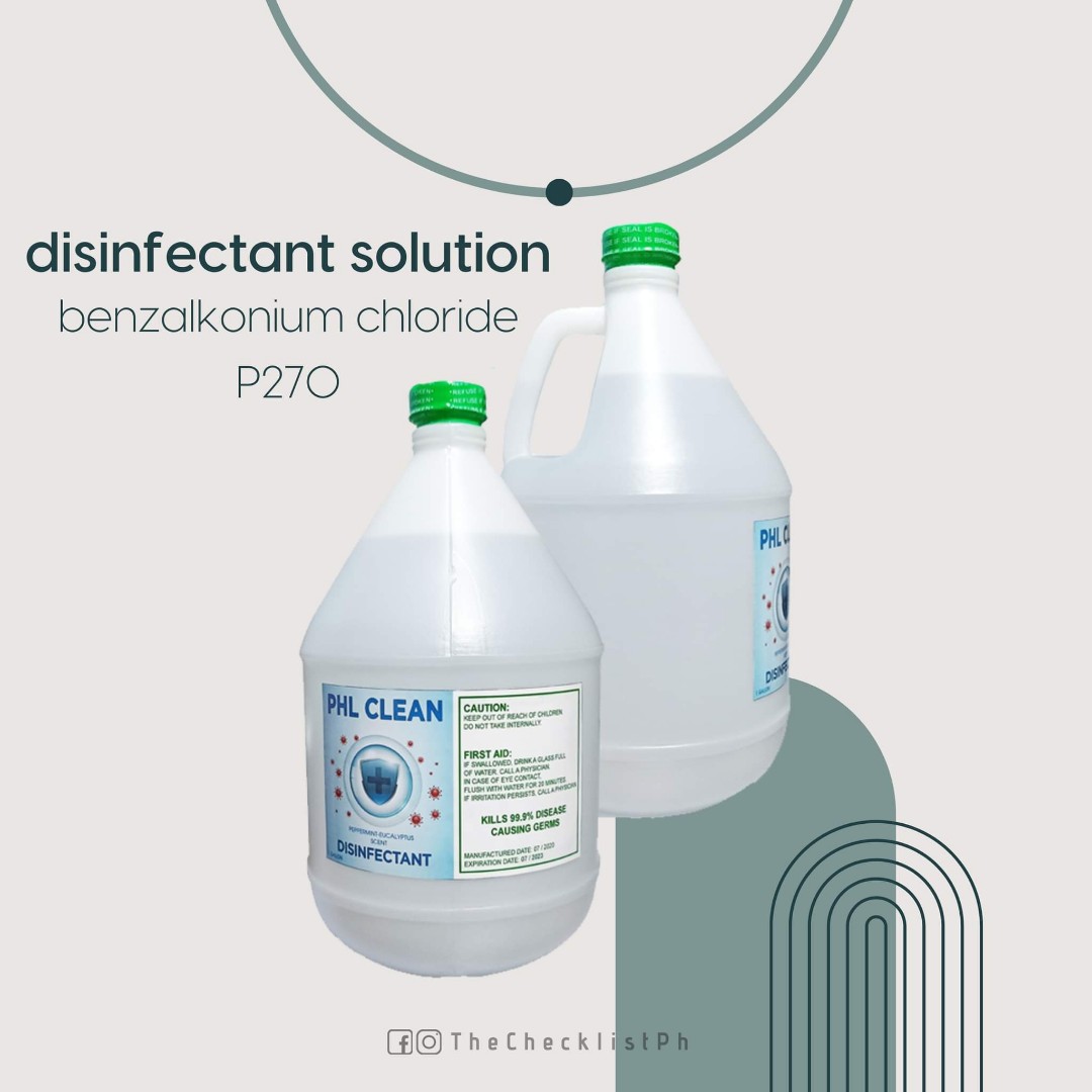 PH Clean Disinfectant Solution, Beauty & Personal Care, Sanitizers ...
