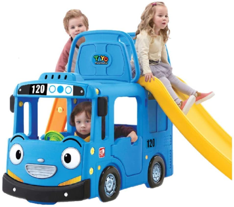 Preloved Tayo The Little Bus 3-in-1 Slide Play Set - Blue, Babies ...