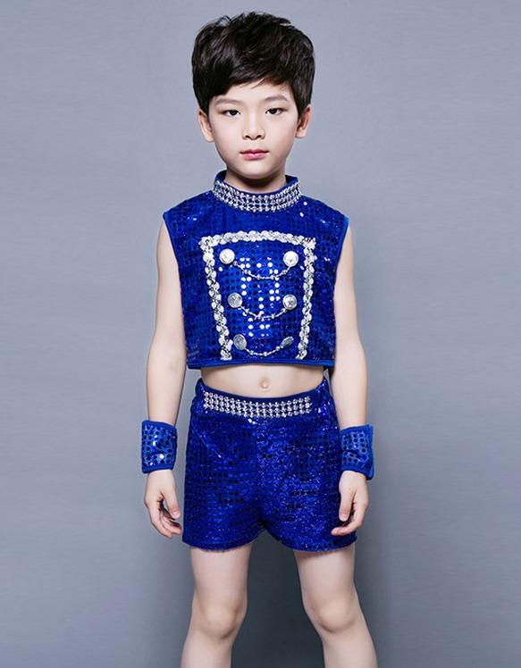 Preschool Concert Costume/Jazz Dance Stage Wear/Sequin Costume/Boy Girl ...