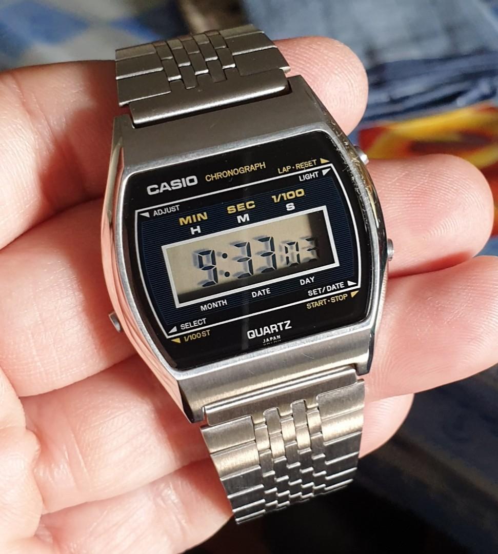 Rare old vintage casio digital watch. 1:W-38, 2:HBZ-110 3:60QS-20, Men ...