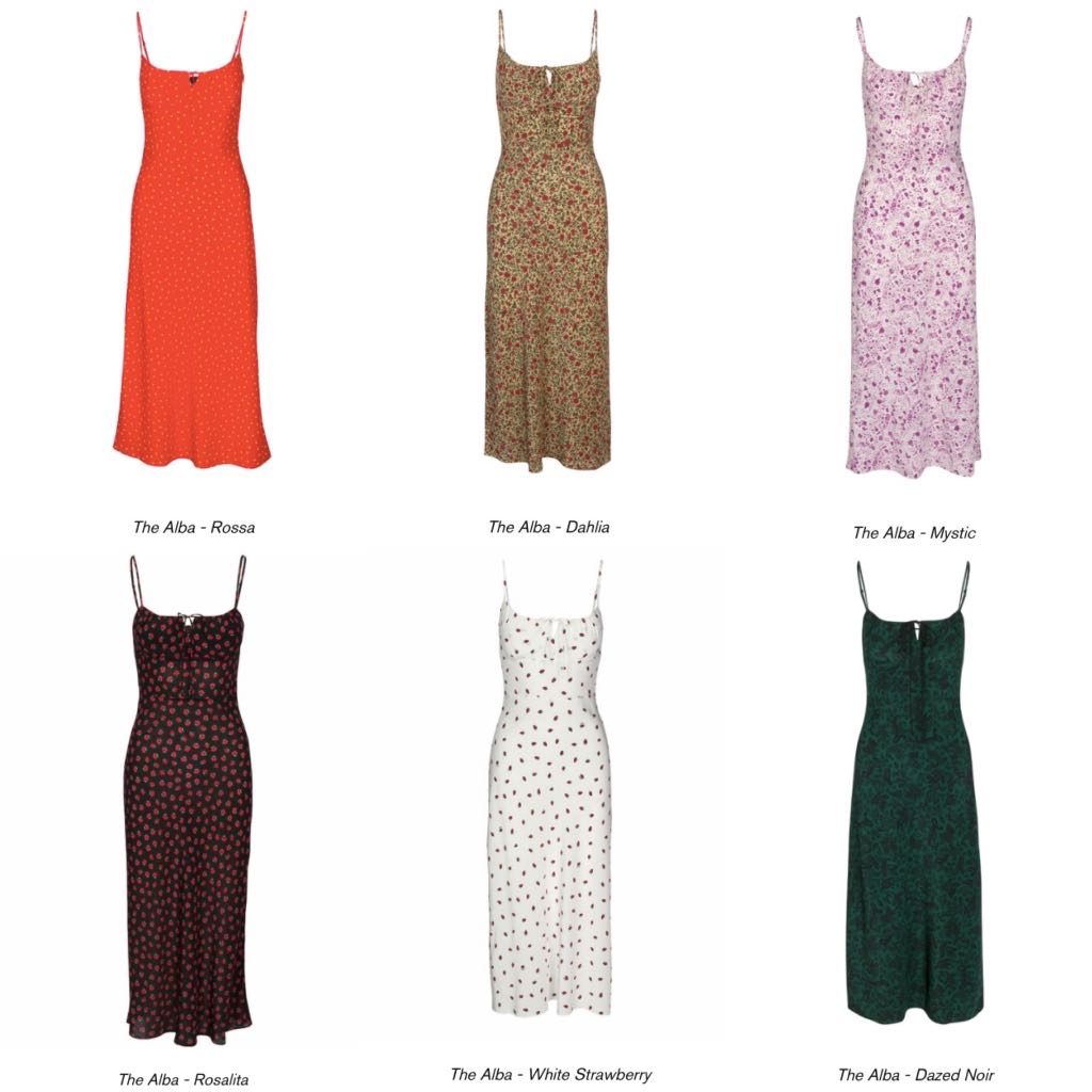 Realisation Par The Alba Midi Dress (Rossa, Dahlia, Mystic, Rosalita ...