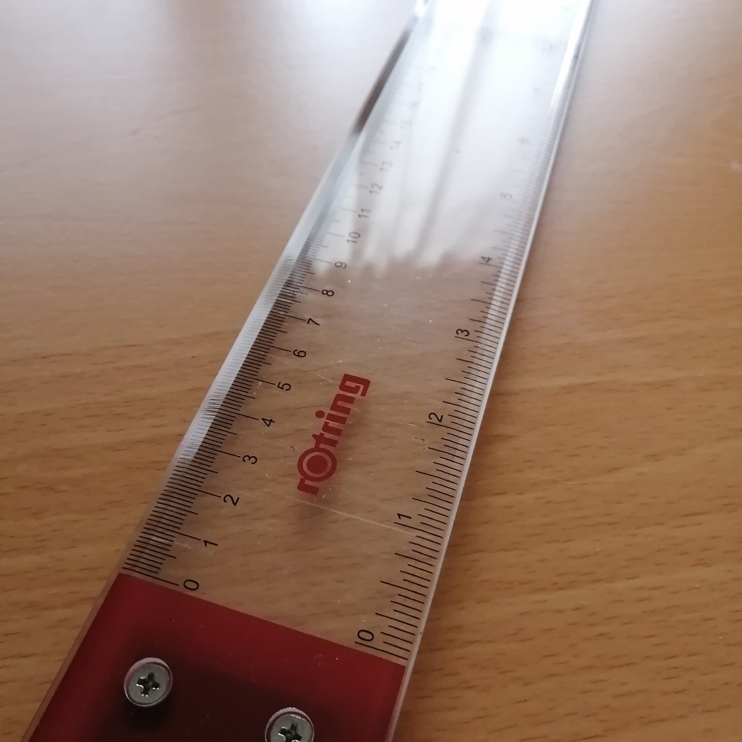 ROTRING (24" T-SQUARE ACRYLIC) FOR DRAFTING, Hobbies & Toys, Stationary ...