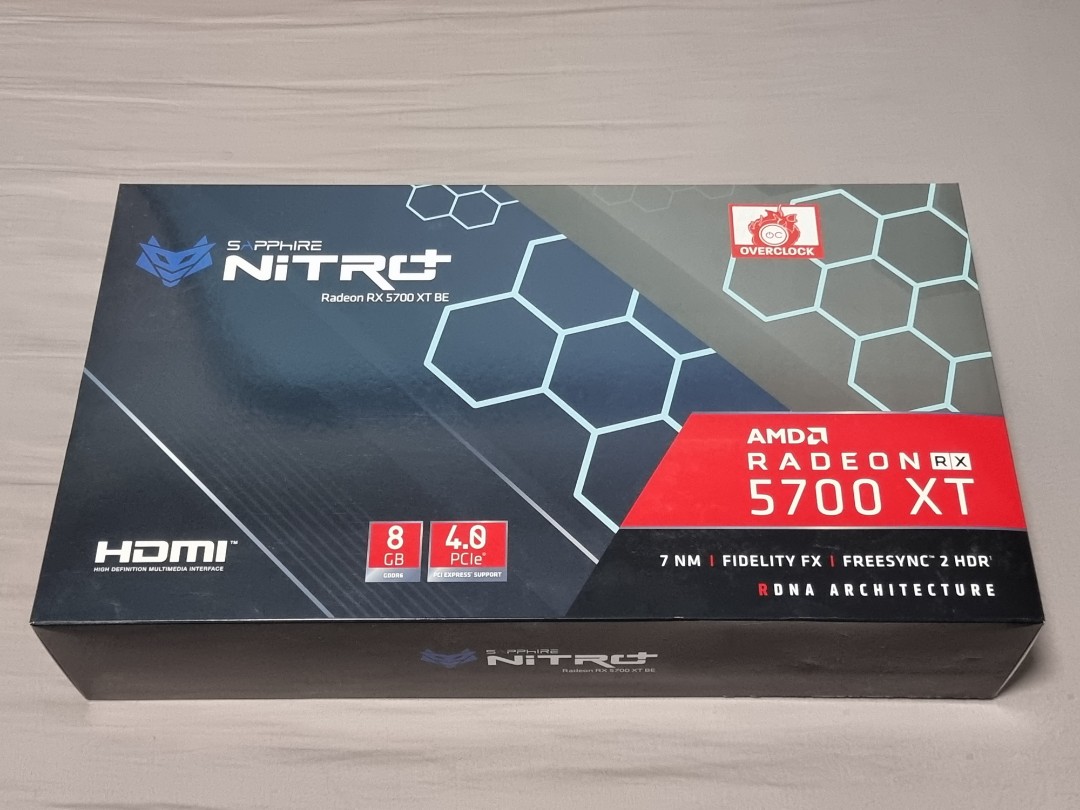 Sapphire Nitro+ RX 5700 XT (Factory OC), Computers & Tech, Parts ...