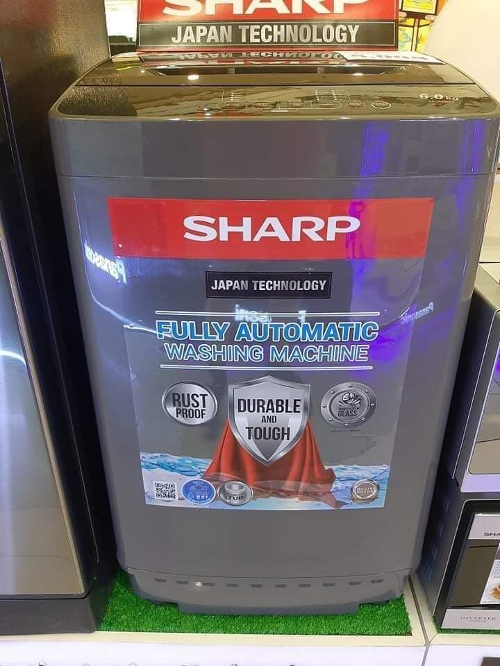 Sharp Fully Automatic Washing Machine Topload, TV & Home Appliances ...