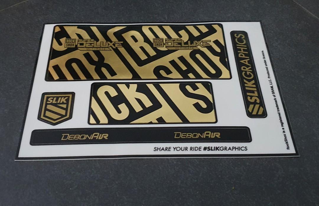 Rockshox Super Deluxe Ultimate Decal by SLIK, Sports Equipment ...