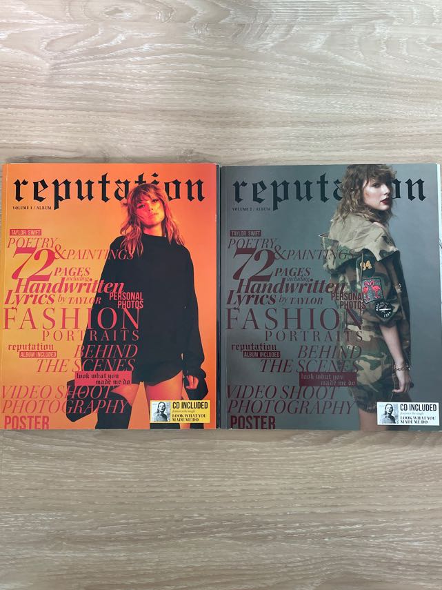 Taylor Swift Reputation CD Magazine, Hobbies & Toys, Music & Media, CDs ...
