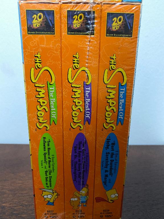 The Best of Simpsons Volume 4, 5, 6 VHS (manufactured in 1997), Hobbies ...